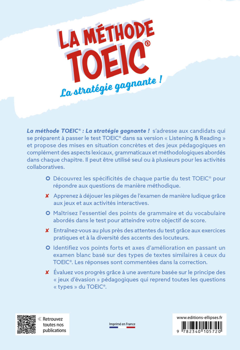 La méthode TOEIC - La stratégie gagnante